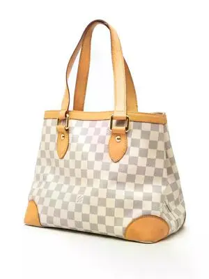 LOUIS VUITTON 2012 Damier Azur Hampstead Pm Tote Bag