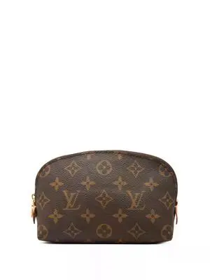 LOUIS VUITTON Louis Vuitton Monogram Cosmetic PM Pouch Brown