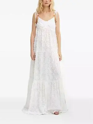 SILVIAN HEACH Broderie Anglaise Maxi Dress