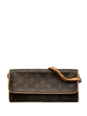 LOUIS VUITTON Monogram Pochette Twin Gm Crossbody Bag