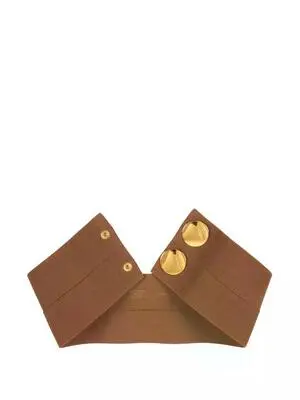 Saint Laurent Elasticated Belt - Brown