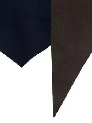 THE FRANKIE SHOP Two-tone Pointed Scarf