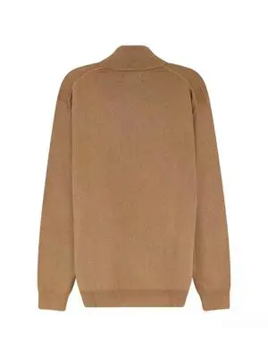 Polo Ralph Lauren Embroidered-logo Quarter-zip Sweater
