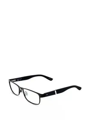 Tommy Hilfiger Rectangle Frame Glasses - Black