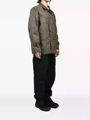Stone Island Waxed-effect Field Jacket