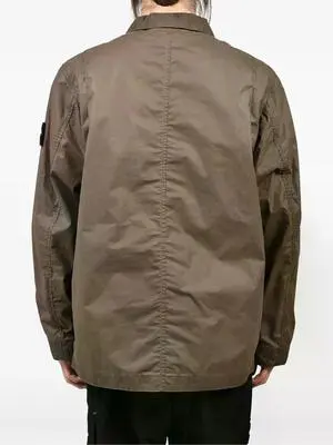 Stone Island Waxed-effect Field Jacket
