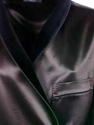 TOM FORD Silk Velvet-trim Dress