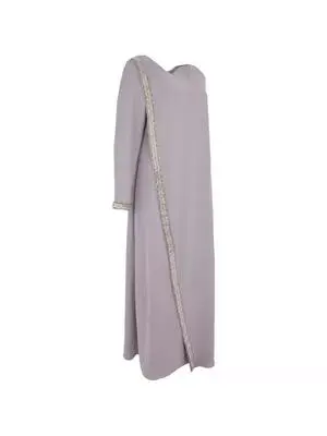 LOODYANA Embellished Cape Overlay Maxi Dress