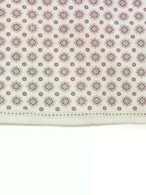 Eleventy Geometric-print Pocket Square - Neutrals