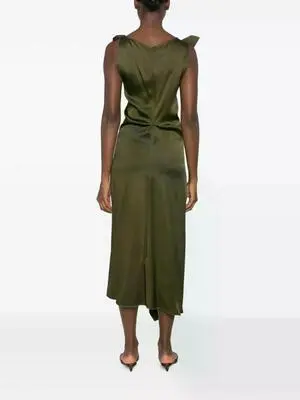 Victoria Beckham Ruffled Asymmetric Dress