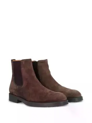 TOD'S Suede Chelsea Boots With Monogram Detail