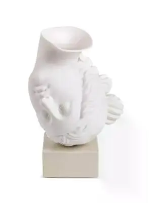 SELETTI Amor Volat Porcelain Vase - White