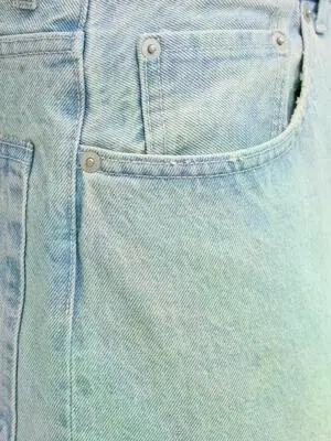 BEAMS Raw-cut Denim Shorts