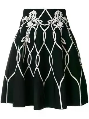 Alexander McQueen High Waisted Knitted Skirt