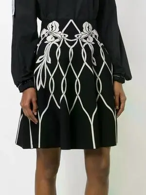 Alexander McQueen High Waisted Knitted Skirt