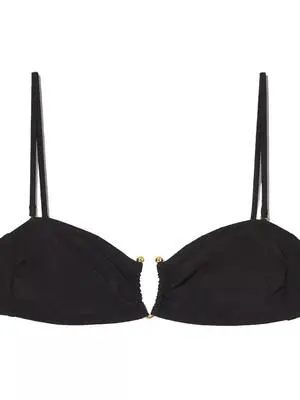 NILI LOTAN Ruched Bandeau Bikini Top