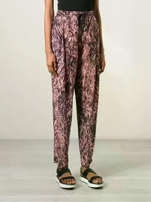 Alexander McQueen Fanzine Foil Print Trousers