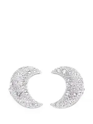 SWAROVSKI Sublima Crystal Clip-on Earrings - Silver