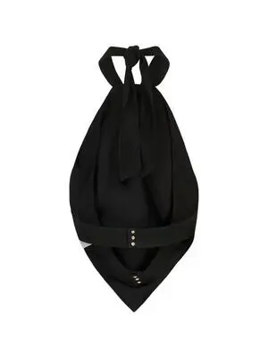 Rabanne Halterneck Handkerchief-hem Top