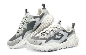 Sketchers Monster Marathon Running Sneakers 'white Grey