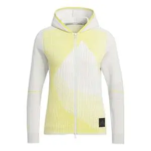 Adidas Primeknit Hooded Jacket Asia Sizing 'yellow Grey