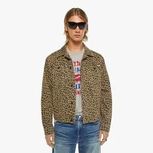 MOTHER The Drifter Leap Year Jacket Leopard Print