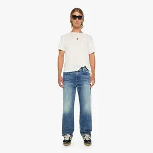 MOTHER The Big Shot Rub Some Dirt On It Jeans - Blue