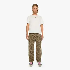 MOTHER The Bees Knees Duke Utility Leap Year Pants - Leopard