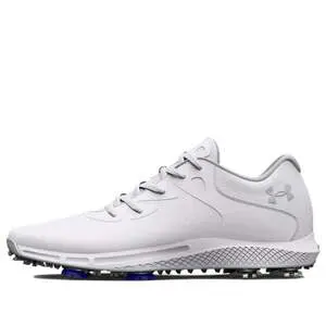 Under Armour Charged Breathe 2 Golf Sneakers - White/metallic Silver