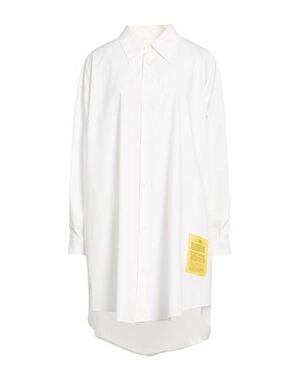 MAISON MARGIELA Cotton Embellished Shirt Dress - White