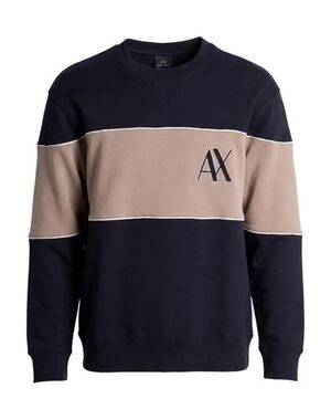 Armani Exchange Sweatshirt Midnight Size Cotton, Polyester, Elastane - Blue