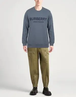 Burberry Sweatshirt Slate Size Cotton, Elastane