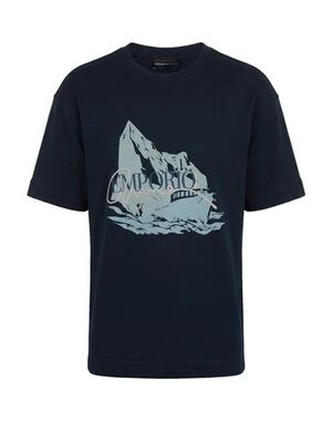 Emporio Armani Sweatshirt Midnight Size Cotton - Blue
