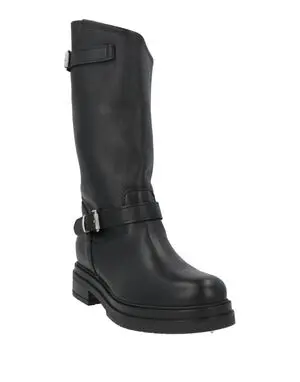 DIVINE FOLLIE Boot Dark Size Leather - Black