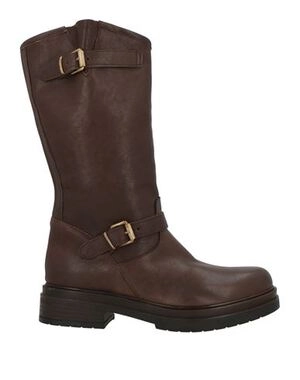 DIVINE FOLLIE Boot Dark Size Leather - Brown