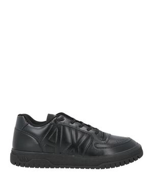 Armani Exchange Sneakers Size Synthetic Material, Textile Fibers - Black