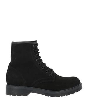 DIVINE FOLLIE Ankle Boots Size Leather, Textile Fibers - Black