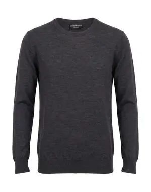 Emporio Armani Sweater Charcoal Size Virgin Wool
