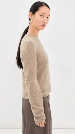 THE ELDER STATESMAN Elena Cashmere Crop Sweater