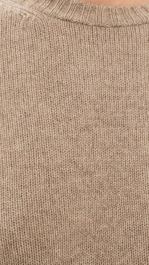 THE ELDER STATESMAN Elena Cashmere Crop Sweater