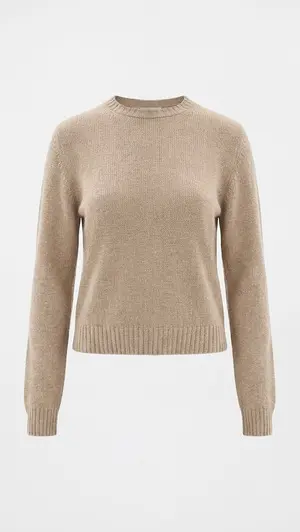 THE ELDER STATESMAN Elena Cashmere Crop Sweater