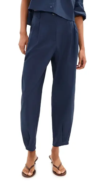 LE BOP Wilder Poplin Pants - Navy