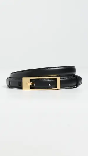 ANINE BING Elly Smooth Leather Belt