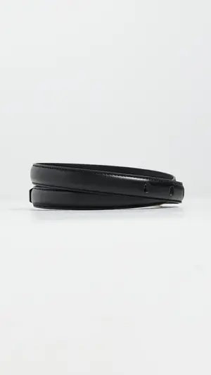 ANINE BING Elly Smooth Leather Belt