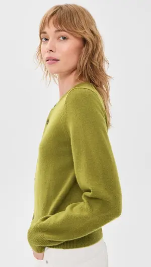 DUNST Crew Neck Knit Cardigan