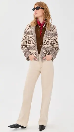 The Great. The Nordic Flower Lodge Cardigan