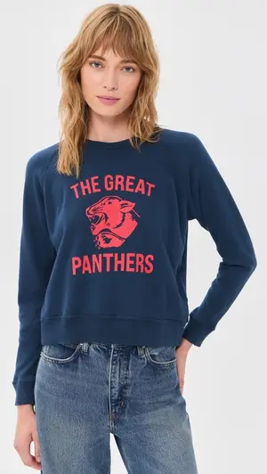 The Great. The Fleece Growling Panther Rookie Sweatshirt