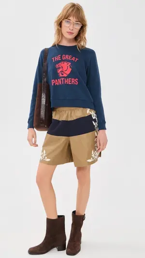 The Great. The Fleece Growling Panther Rookie Sweatshirt