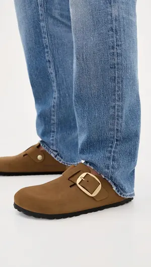 BIRKENSTOCK Boston Big Buckle Tonal Clogs