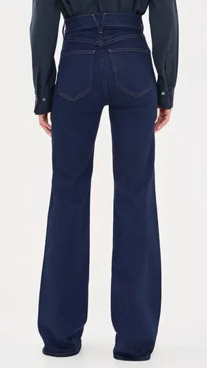 Veronica Beard Crosbie Wide Leg Jeans